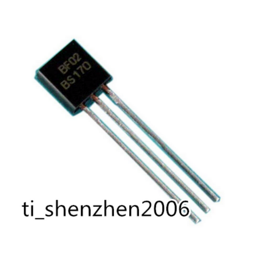 0pcs BS170 MOSFET N-CHANNEL 60V 500mA TO-92 NEW | eBay