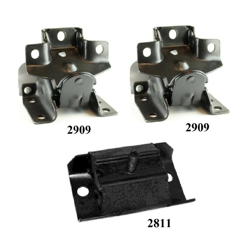 3PCS MOTOR & TRANS MOUNT FOR 07 CHEVY SILVERADO1500 CLASSIC 2WD 4.3 4.8 ...