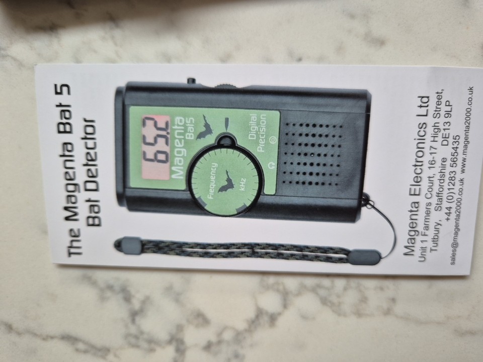 Magenta Bat5 Bat Detector Ultrasonic Wildlife Monitoring Tool for ...