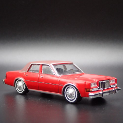 1983 83 DODGE DIPLOMAT 4 FOUR DOOR RED RARE 1:64 SCALE DIORAMA DIECAST ...