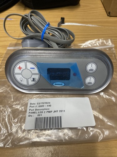 JACUZZI DIGITAL DISPLAY 6600-440 LED TOP SIDE CONTROL SPA | eBay