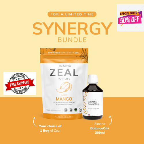 Zurvita Synergy Bundle Mango Ultimate Wellness Pack with Zeal ...
