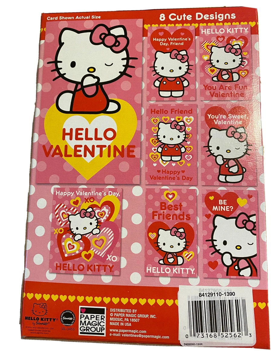 Hello Kitty Valentines Day Cards