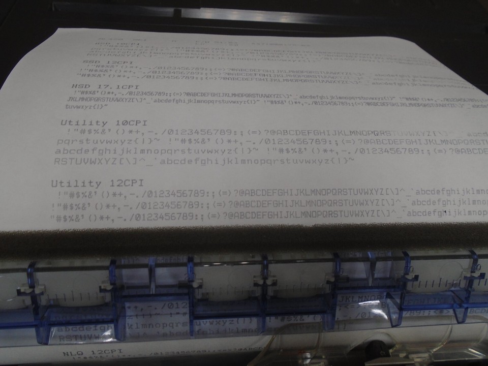 Lot of 2 Oki MICROLINE 420 Parallel 9-Pin Dot Matrix Printers D22900A ...