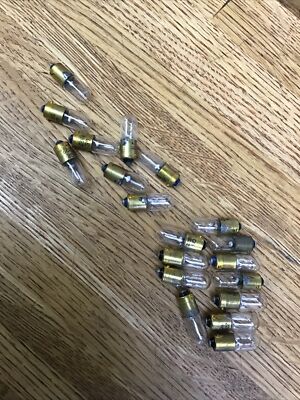 Lot of 8 GE 1822 GE1822 And 11 CM 1822 Miniature Lamps Light Bulbs 36V ...