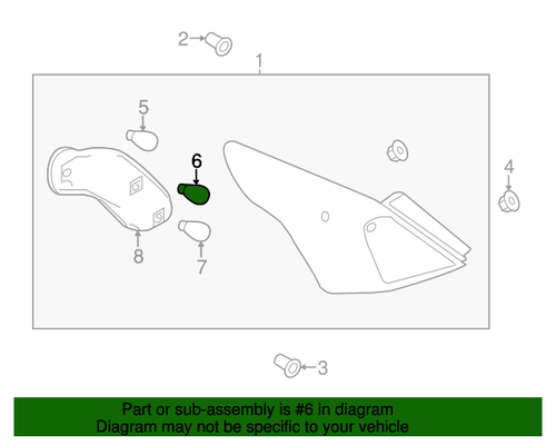 New Genuine Nissan Bulb 262718993B / 26271-8993B OEM | eBay