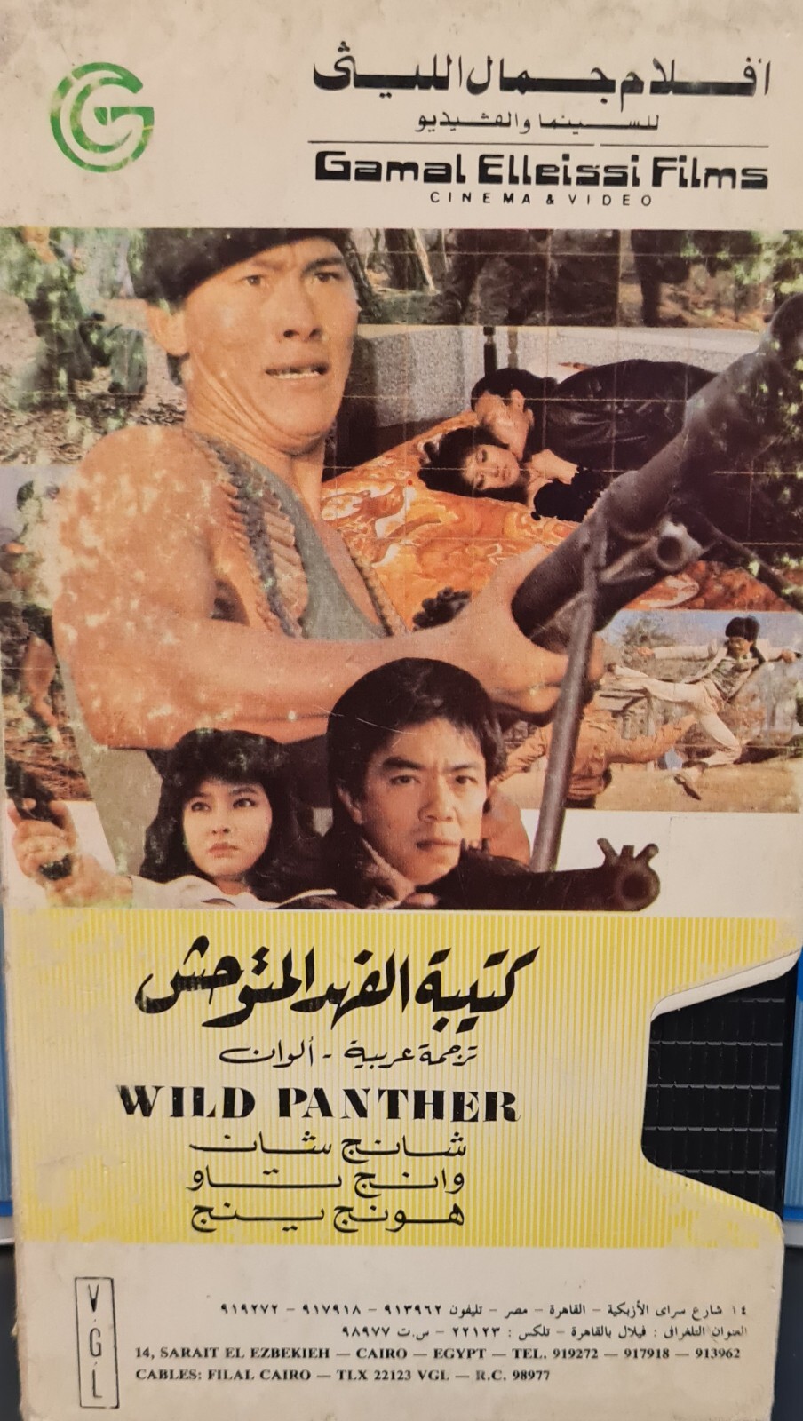 Arabic VHS of Wild Panther (1984) hong kong HTF Rare VHS شريط فيديو | eBay