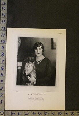 1928 MAI DUNCAN WATSON GORDON DOUGLAS STEICHEN WIFE WEALTH PHOTO INSERT ...