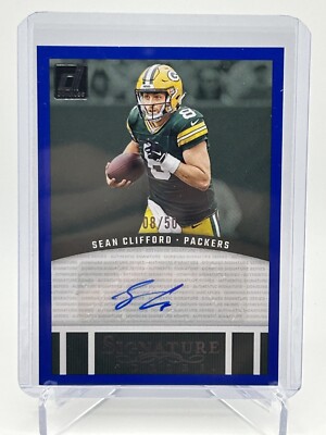 2024 Donruss Sean Clifford Signature Series Auto 8/50 #SSE-SCL Green ...