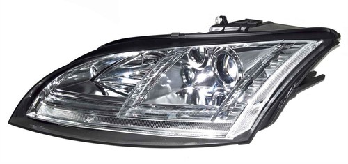 AUDI TT MK2 8J 2006-10 CHROME DRL-LOOK HID HEADLIGHTS WITH SEQUENTIAL ...