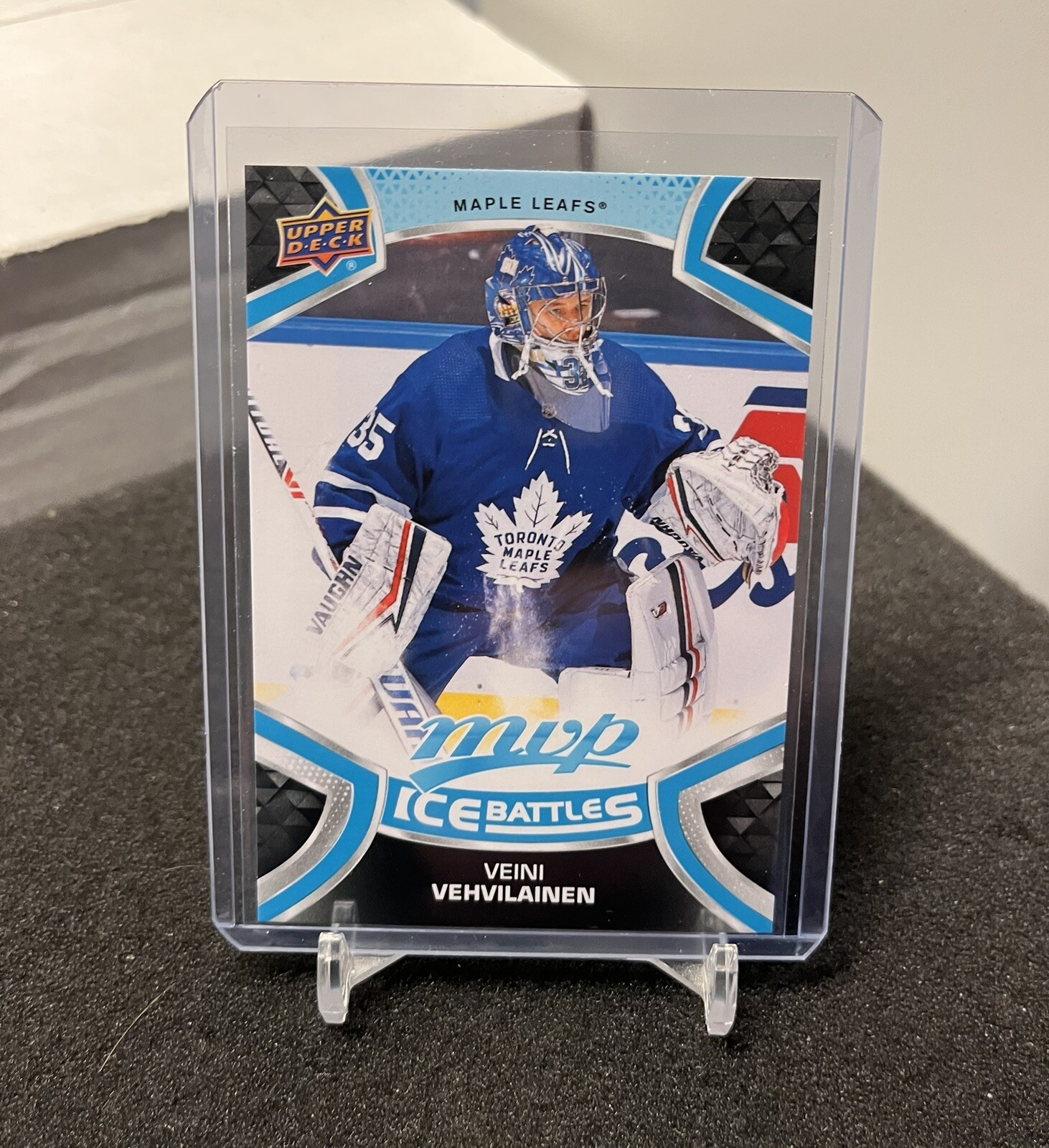 Veini Vehvilainen 2021-22 Upper Deck MVP card 229 Toronto Maple Leafs ...