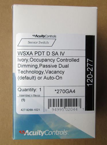 Acuity Controls WSXA PDT D SA IV Ivory Occupancy Controlled Dimming 120 ...