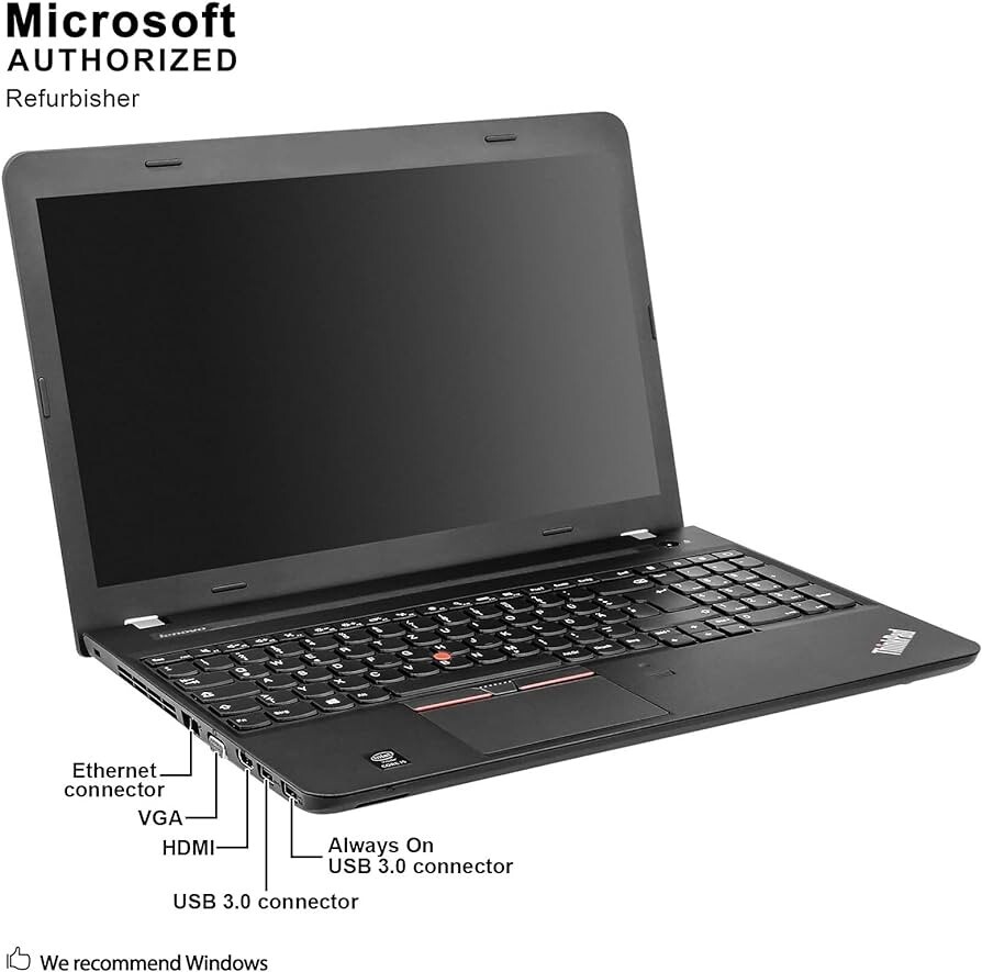 Lenovo ThinkPad E550 Laptop Computer 15.6" Core i5 8GB Ram 256GB SSD ...