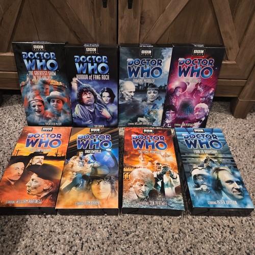 Dr Doctor Who Classic VHS Tapes Lot of 8 BBC | eBay