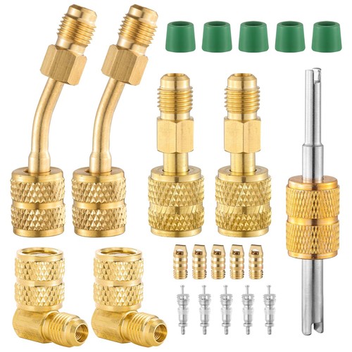 R410A Mini Split Adapters R410A Charging Vacuum Port Adapter Kit with ...