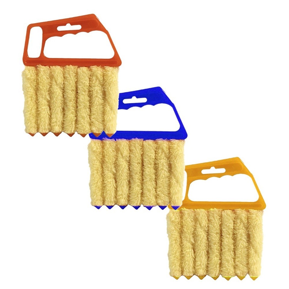 1pc Detachable Microfiber Blind Cleaning Brush with Handle for Home Use ...