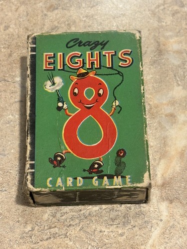 Vtg Mini Crazy Eights A Peter Pan Card Game 1951 Whitman Publishing Co ...