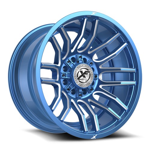 20x10 XF Off-Road XF-232 Anodized Blue & Milled Wheel 8x6.5/8x170 ...