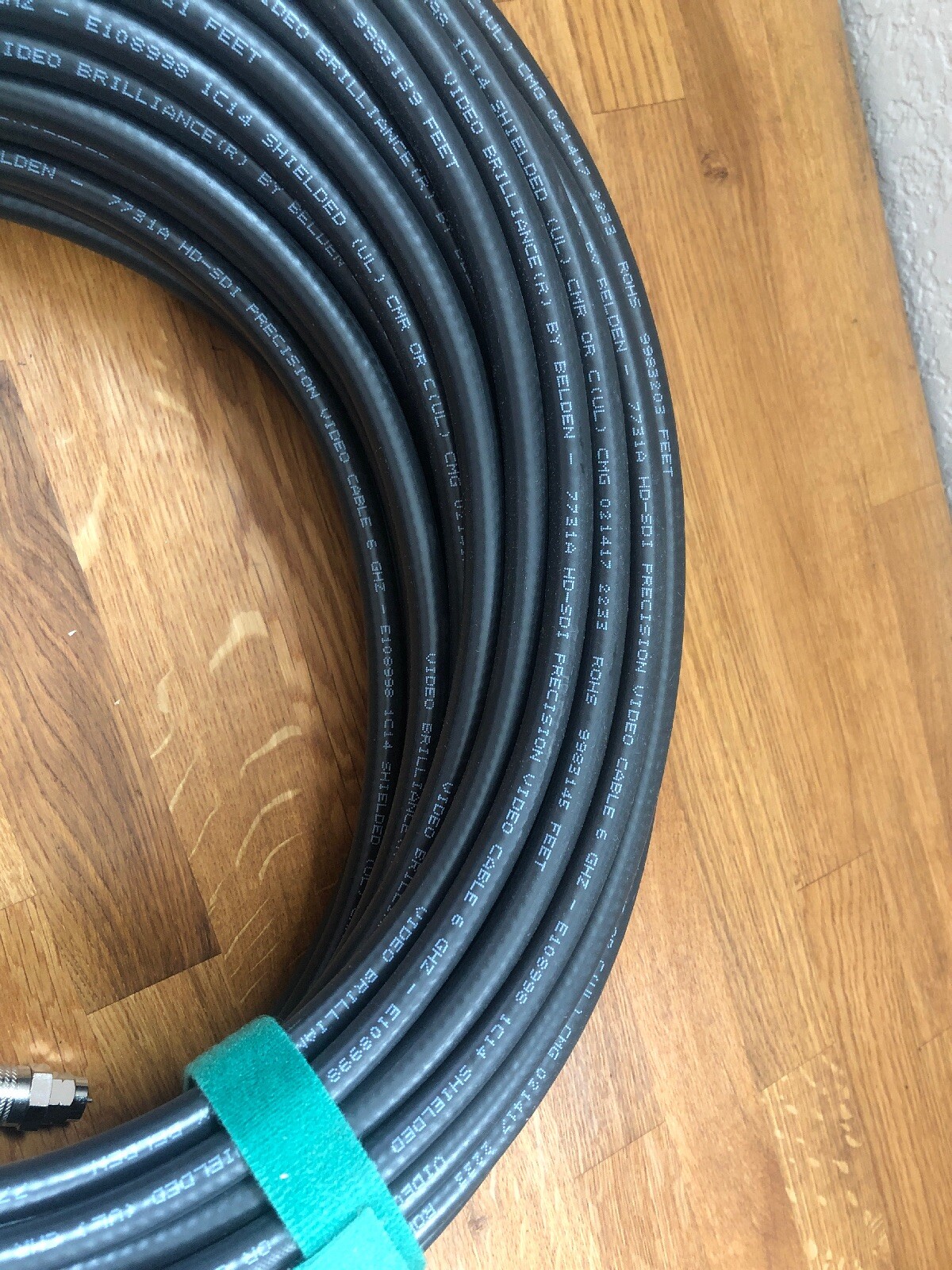 BELDEN 7731A HD-SDI BRILLIANCE VIDEO COAXIAL CABLE, RG11 6GhzBLACK, 120 ...