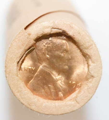 1946-S Lincoln Wheat Cent Penny 50c OBW Original Bank Wrapped Roll ...