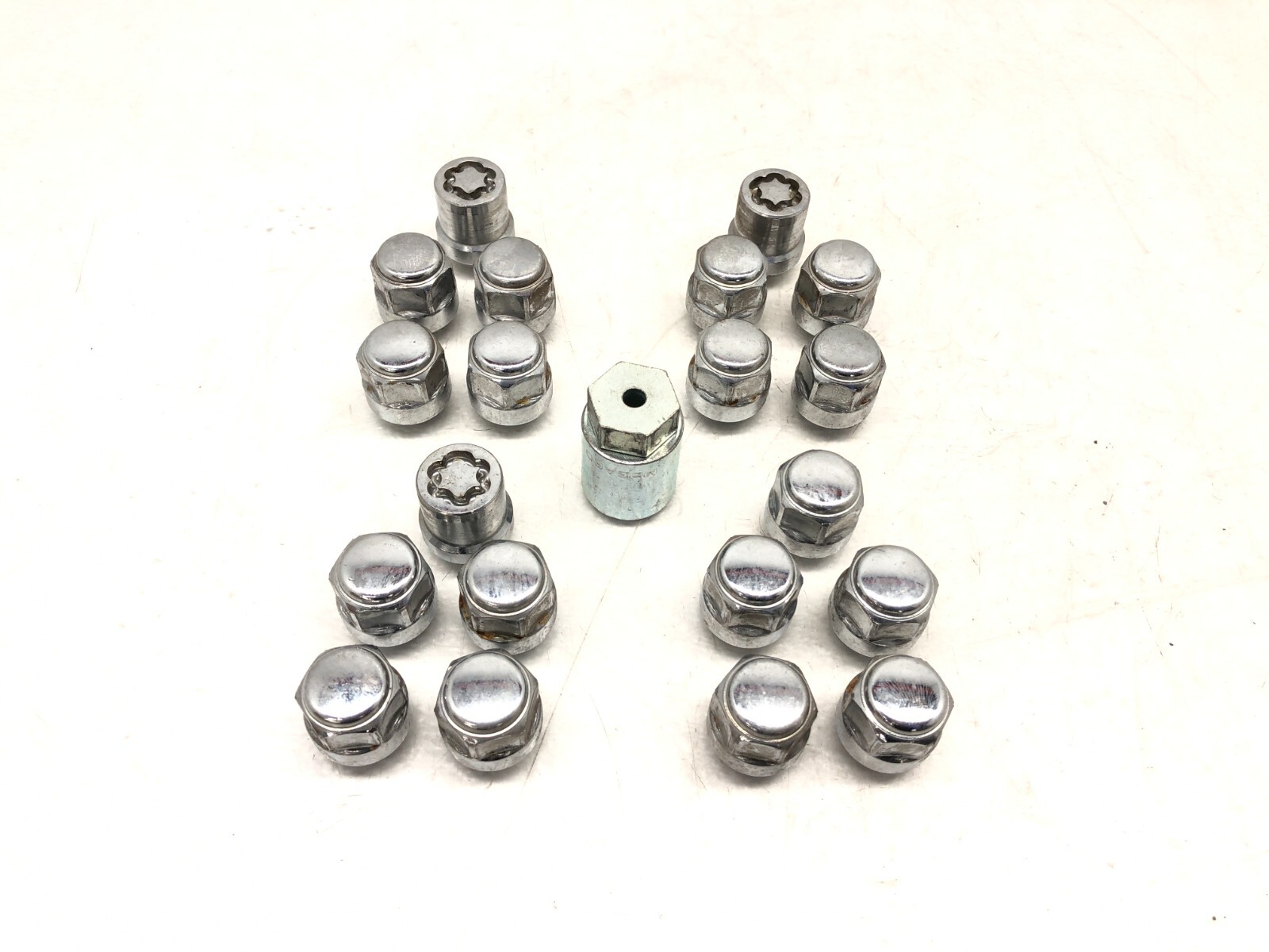 2016-2025 HONDA PILOT WHEEL LUG NUT SET X17 W/ 3 SECRET LOCKS AND KEY ...