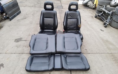 98 ACURA INTEGRA GSR BLACK LEATHER SEAT SET FRONT AND REAR | eBay