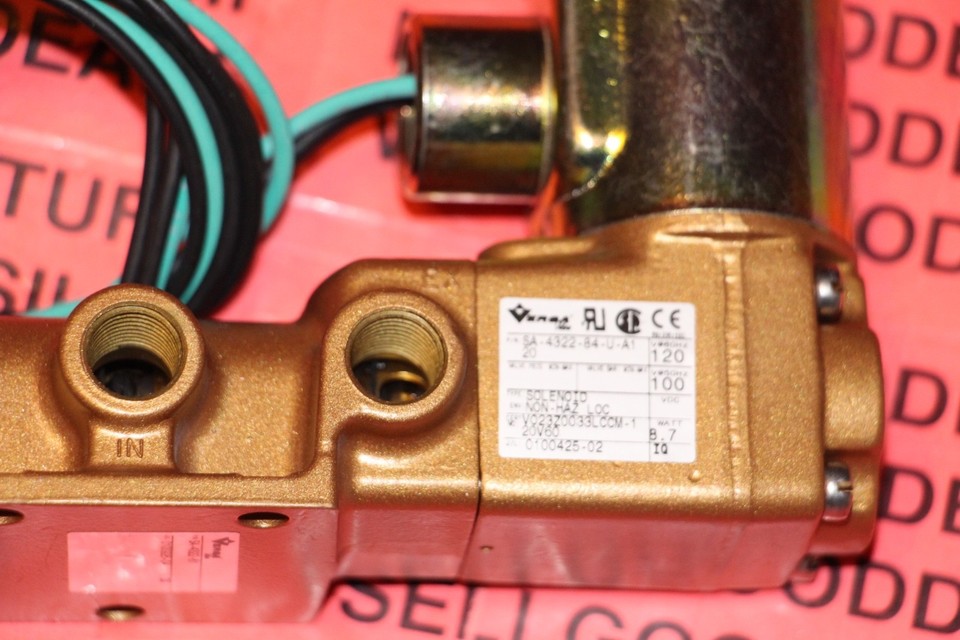 Versa SA-4322-84-U-A1 Solenoid Valve 5-Port 100/120VAC SA-4322-61 New ...