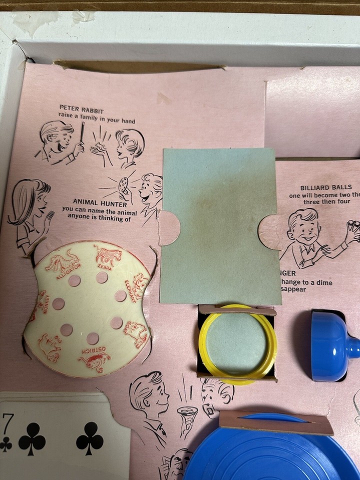 Vintage 1960’s Adams Magic Trick Set Magician Kit Lot Toy Mr Wand | eBay