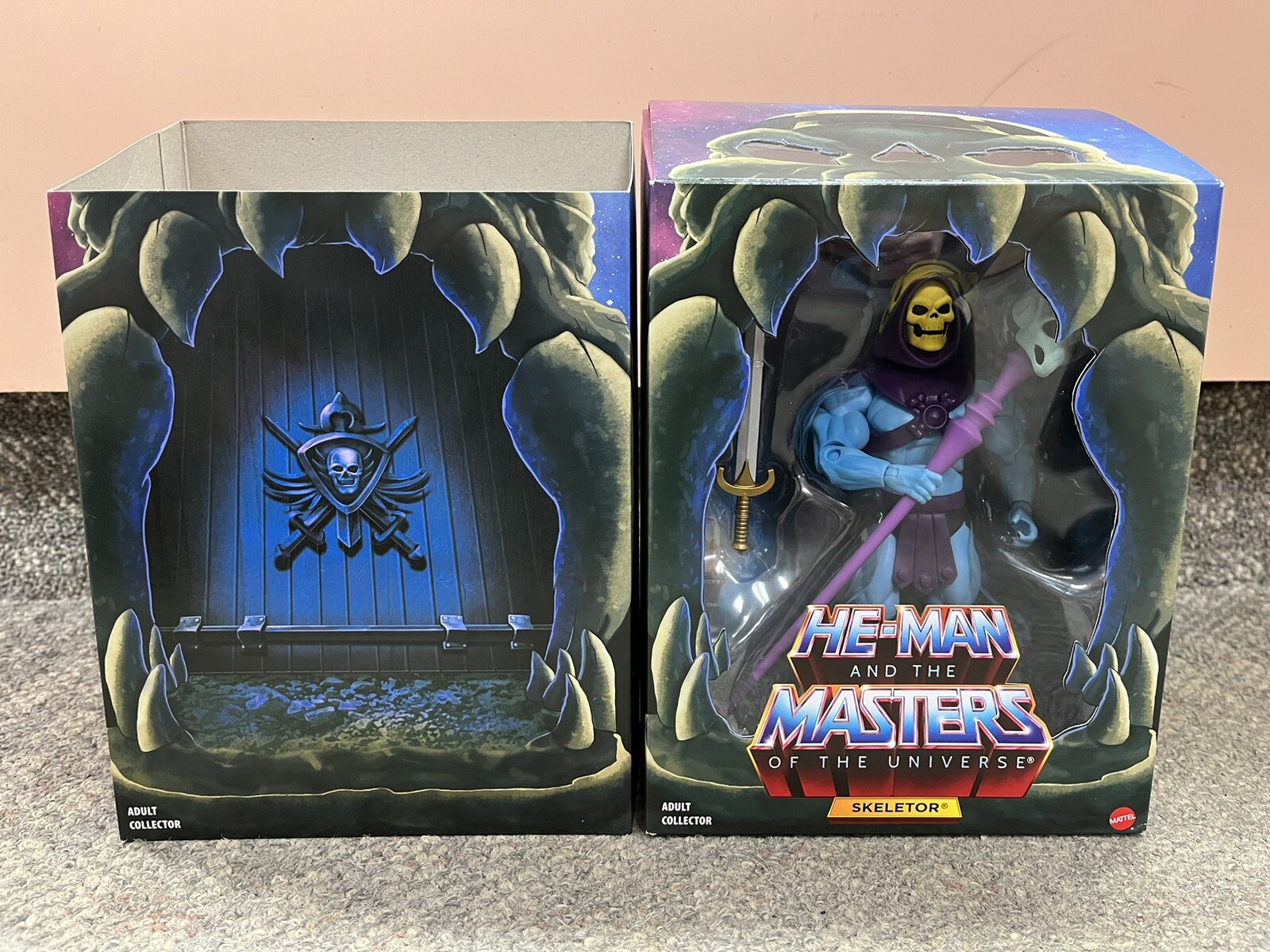 * MATTEL ADULT COLLECTOR MASTERS OF THE UNIVERSE FILMATION SKELETOR *ST ...