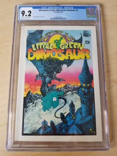 Little Green Dinosaur #1 - CGC 9.2 OW/W (1972, Last Gasp) underground ...