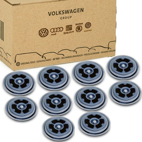 10X ORIGINAL VW AUDI SEAT STOPFEN ABDECKUNG TÜLLE BODENGRUPPE 40mm ...