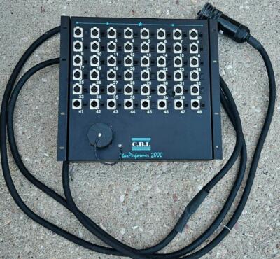 CBI StarPerformer 2000 48-Channel Box to 10:47 Connector Snake ! W | eBay