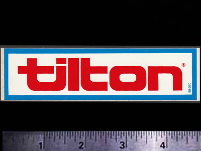 TILTON Starters - Original Vintage 1980's Racing Decal/Sticker - 4.75 ...