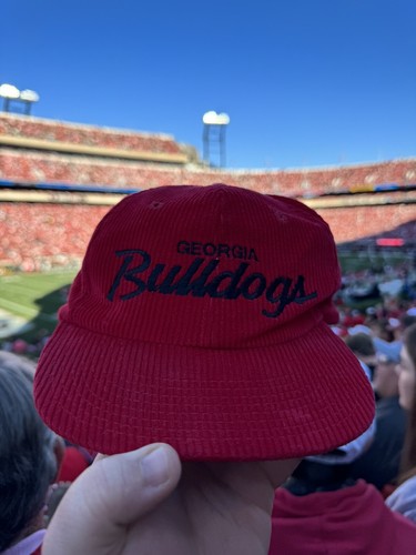 Vintage Georgia Script UGA Hat Twins SnapBack Frat Gameday Tailgate ...
