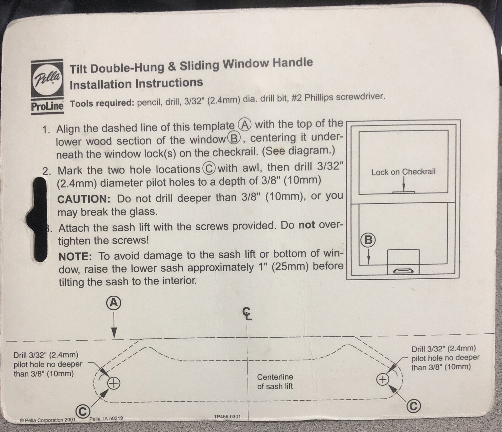 Brand New Pella Windows ProLine Tilt Double-Hung Sash Lift - Champagne ...