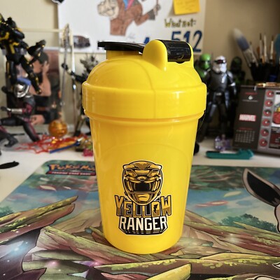 Rare GFUEL Yellow Ranger Shaker OOP Saban Power Rangers SDCC G FUEL ...