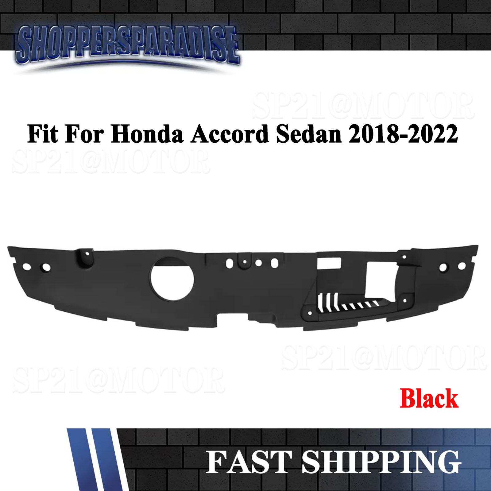 For Honda Accord Sedan 2018-2022 Front Upper Radiator Support Cover ...