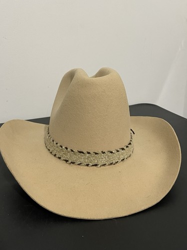 Smithbilt Hat Felt Tan Calgary Stampede Western Cowboy Size 6 7/8 | eBay