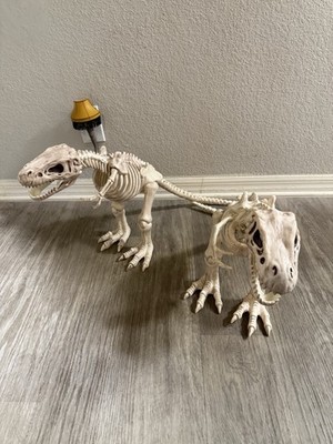 Set Of 2 Crazy Bonez T-Rex Skeleton Figure Dinosaur Bones Decor / Toy ...
