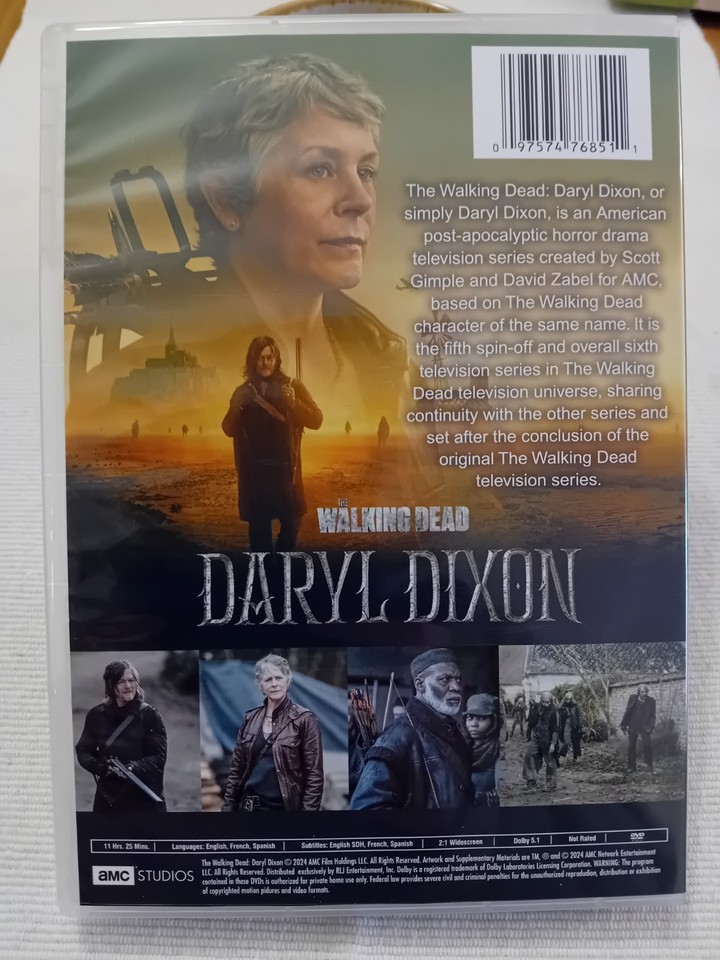 Daryl Dixon Walking Dead DVD season 1&2 | eBay UK