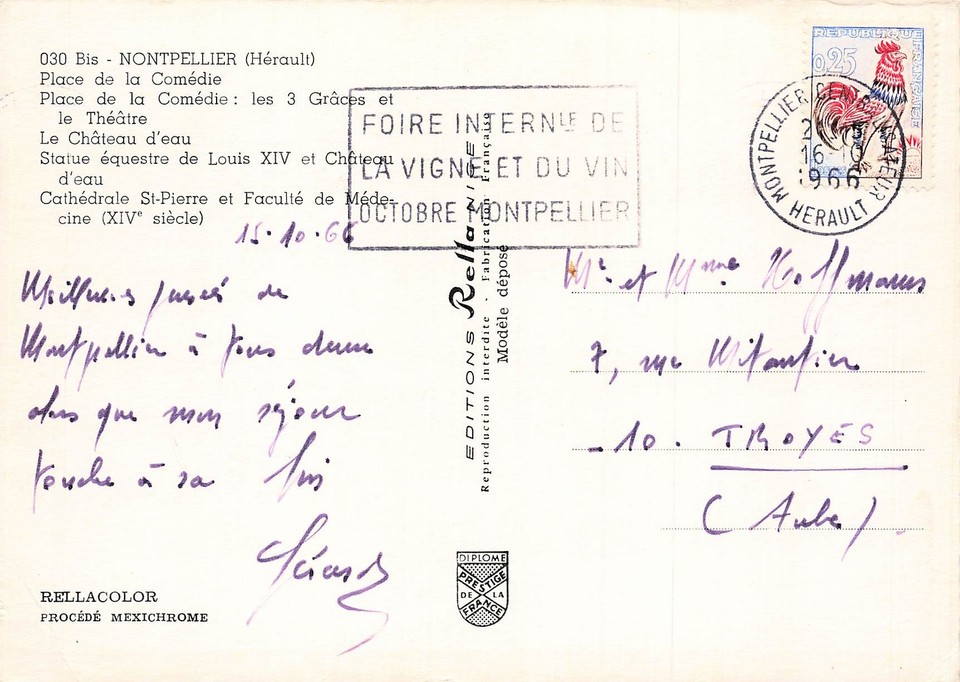 34 MONTPELLIER PLACE DE LA COMEDIE | eBay