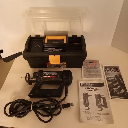 ROTOZIP Heavy Duty Spiral Saw SCS01 Corded Rotary Tool with Bits And ...