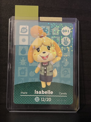 Isabelle (#001) Authentic Animal Crossing - Series 1 amiibo card | eBay