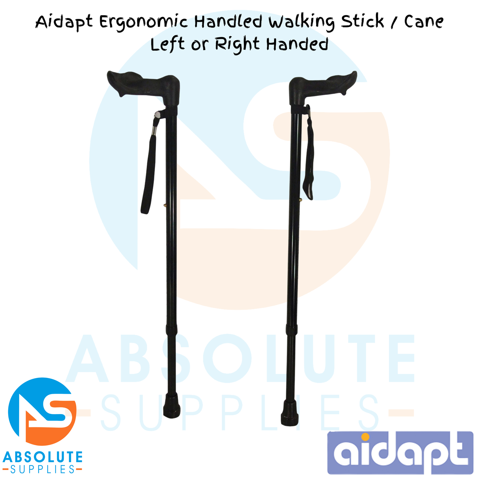 Aidapt Ergonomic Handheld Walking Stick - VP155D for sale online | eBay