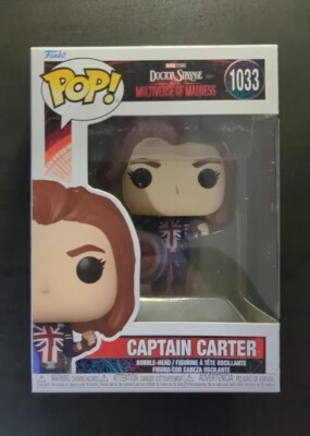 Captain Carter Marvel Disney Funko Pop! Vinyl Figure #1033 New In Box ...