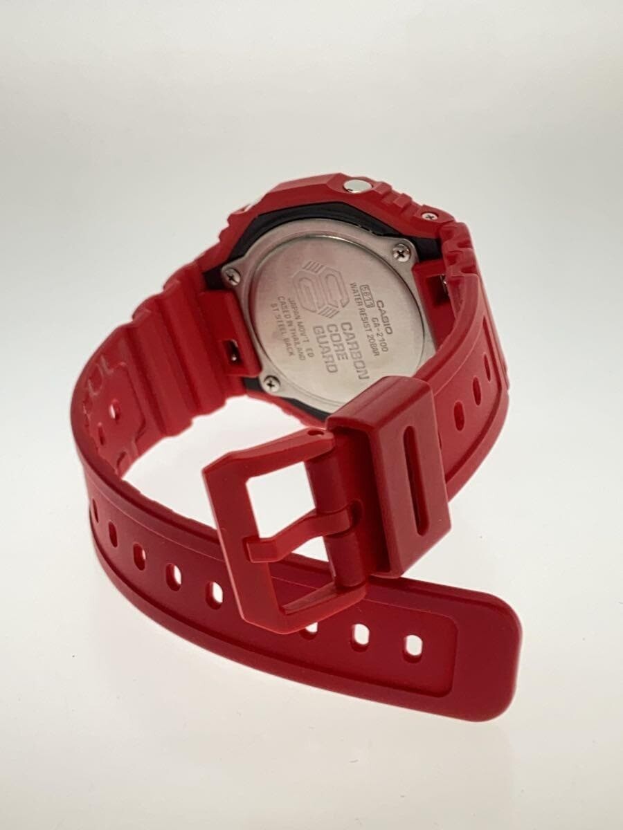 CASIO G-SHOCK GA-2100-4AJF Red Resin Quartz Digital Analog Watch | eBay