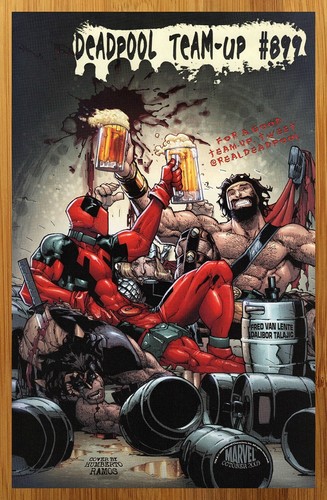 2009 Deadpool Team-Up Print Ad/Poster Wolverine Hercules Humberto Ramos ...