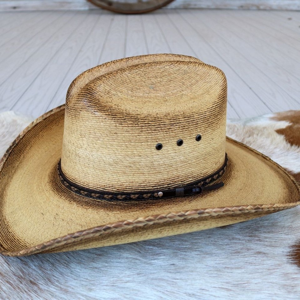Resistol Jason Aldean Georgia Boy - Mexican Palm Straw Cowboy Hat | eBay