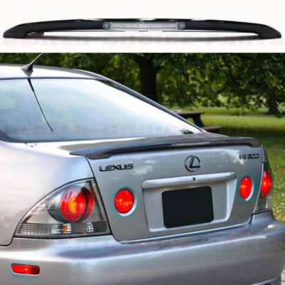 GLOSS BLACK Spoiler For 2001-2005 Lexus IS300 200 Toyota Altezza Trunk ...