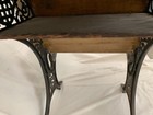 Antique 19th Century Cast Iron Scroll & Wooden School Desk | eBay